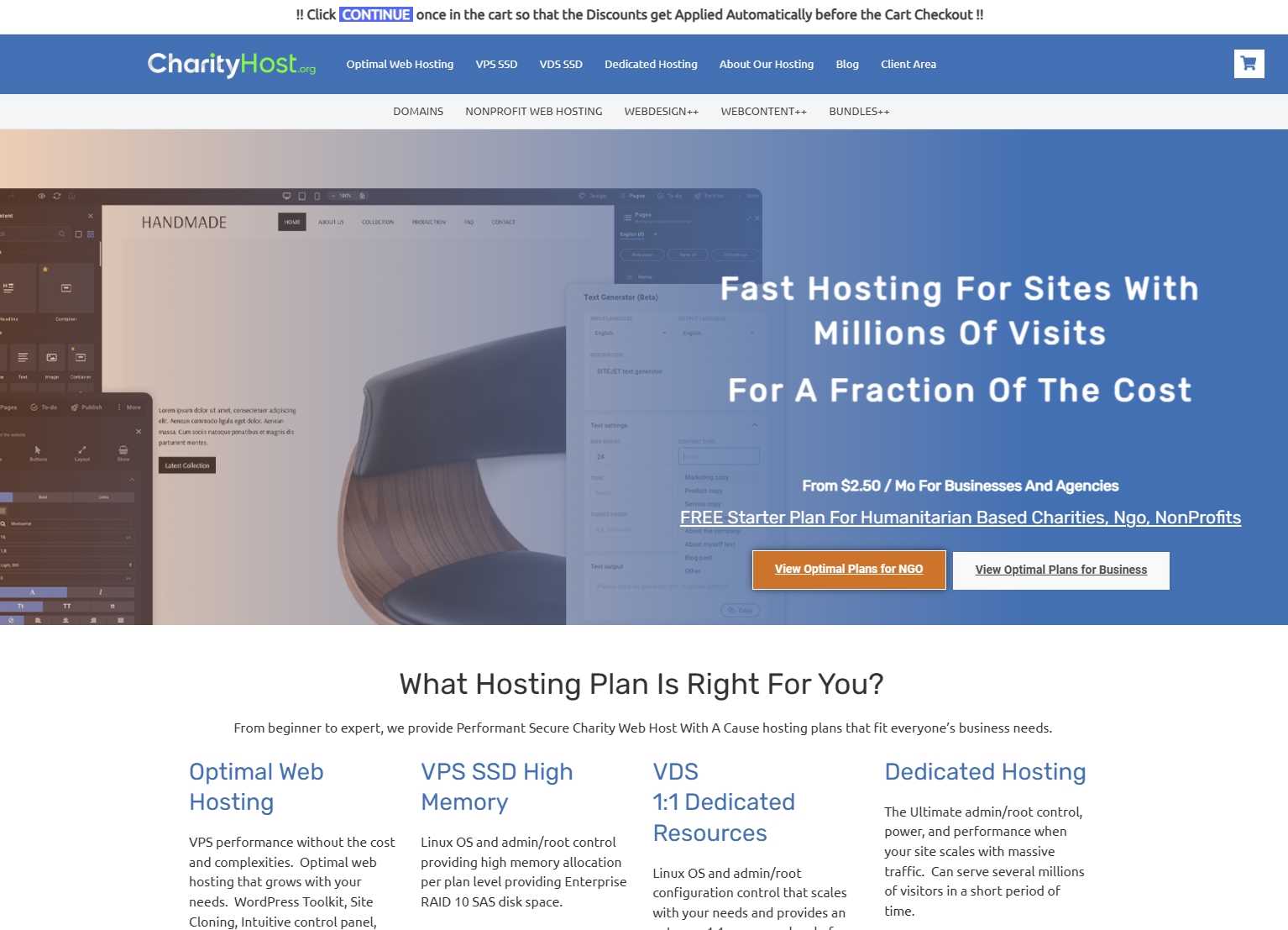 Charityhost：休斯顿VPS/1核/1G内存/500G HDD/2.5T流量/1G带宽/KVM/月付$3.75/Oplink机房/大盘鸡/适合做站 - Affyun - 每日推送VPS资讯