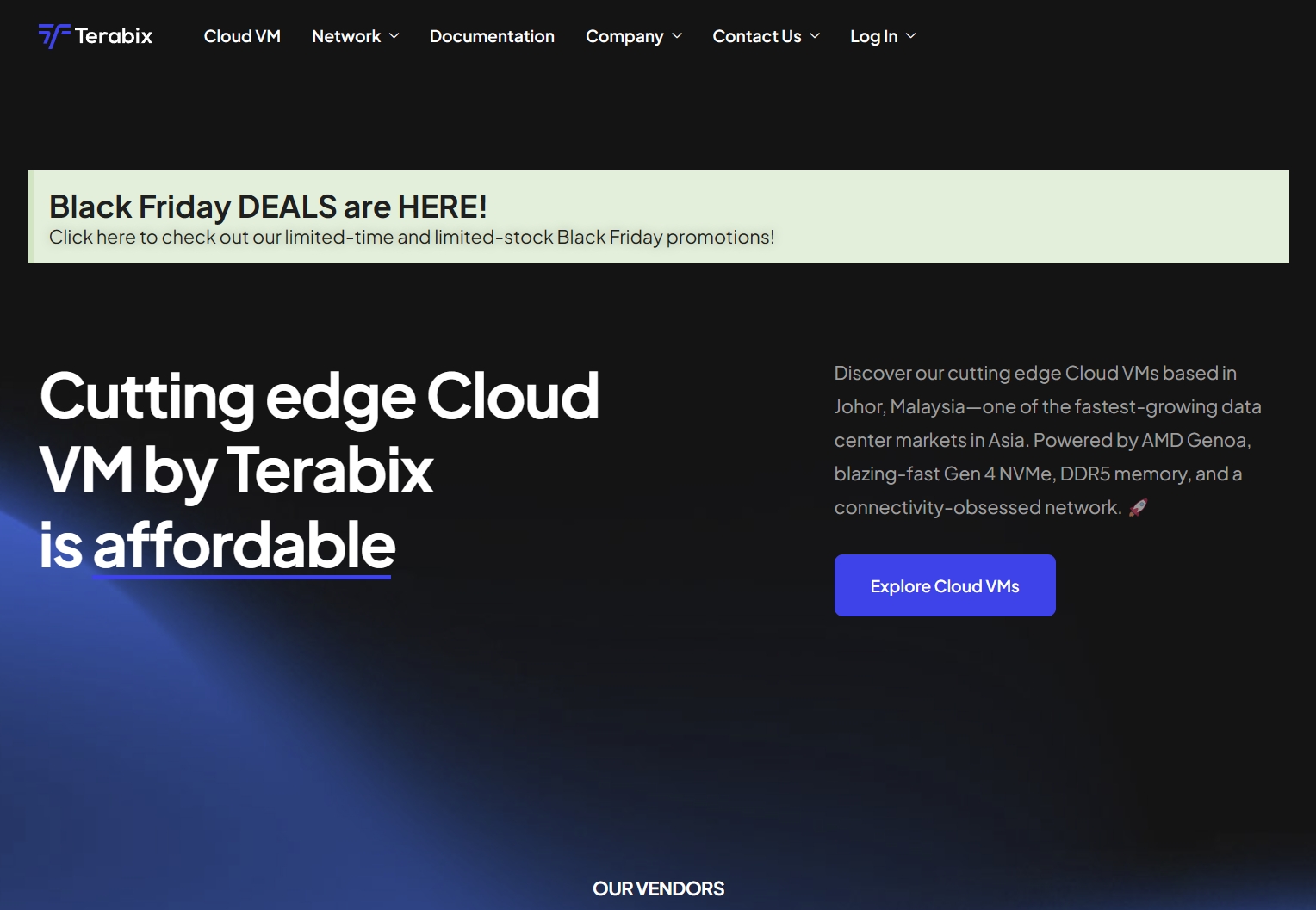 Terabix：马来西亚VPS/1核/1G内存/10G NVMe/2.5T流量/1G带宽/KVM/季付$6/原生IP/适合做站或者落地/黑五促销 - Affyun - 每日推送VPS资讯