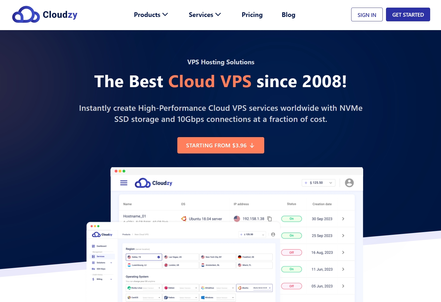 Cloudzy：新加坡VPS/1核/1G內存/25G NVMe/1T流量/10G带宽/KVM/月付$4.95/电信联通延迟可以/适合做站 - Affyun - 每日推送VPS资讯